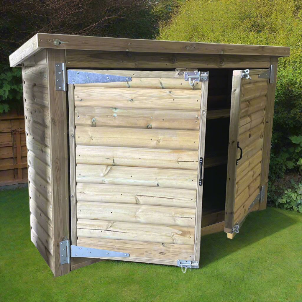 Three Tier Wooden Storage Unit + Timber Doors | Educational Equipment ...