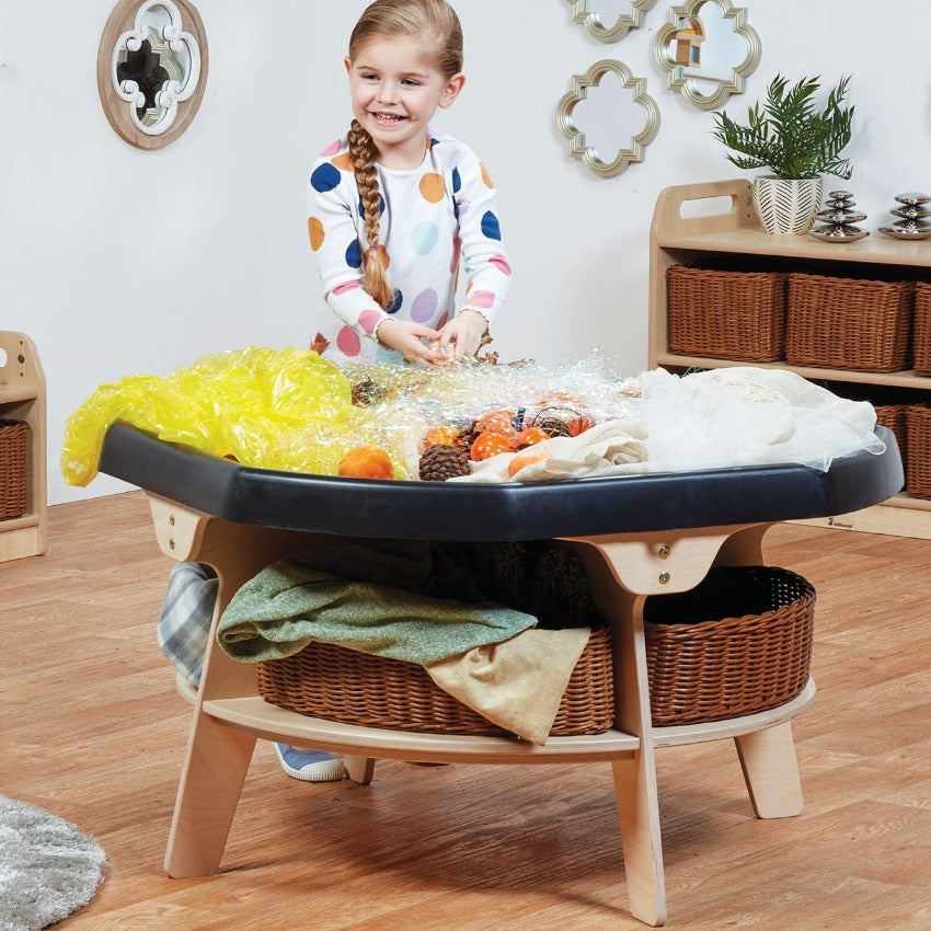 Playscapes Tuff Tray Activity Table + Shelf & Baskets | Educational ...