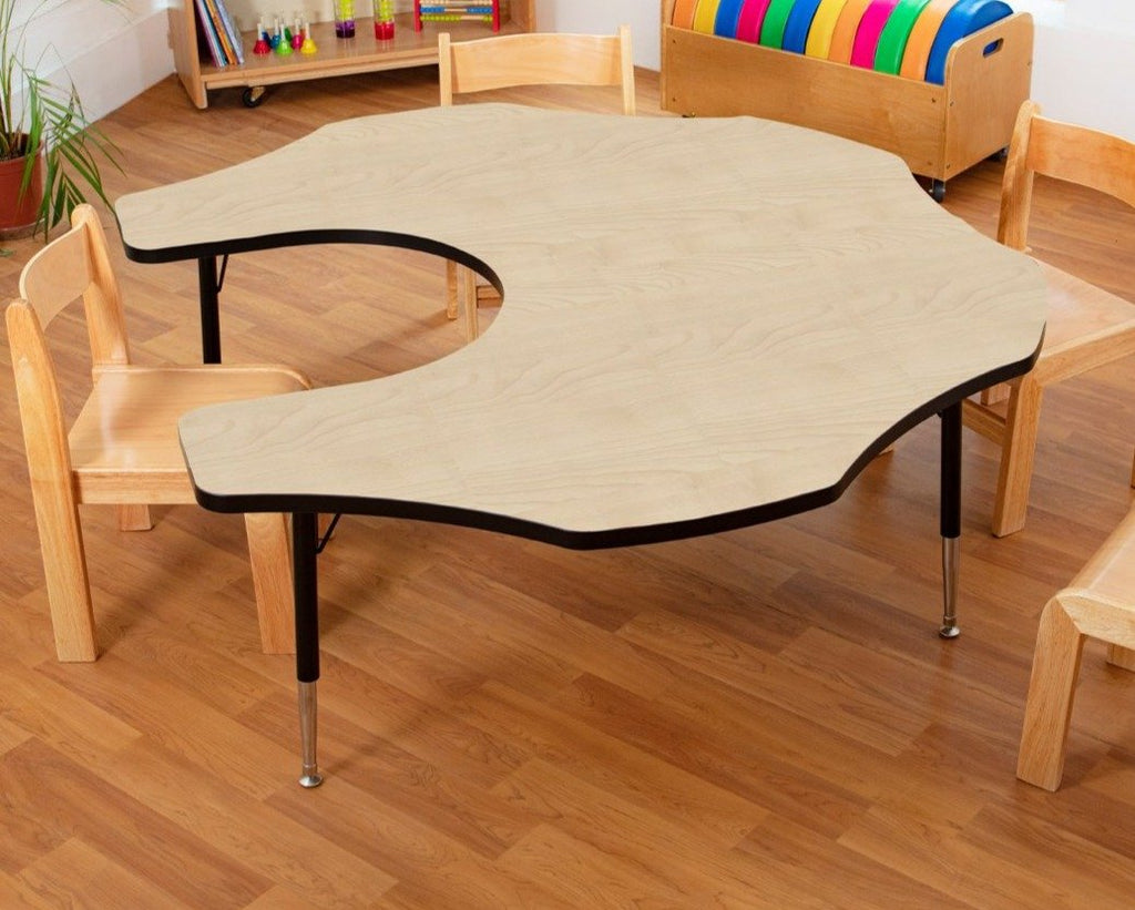 Tuf-Top™ Height Adjustable Teachers Flower Table - Maple | Educational ...