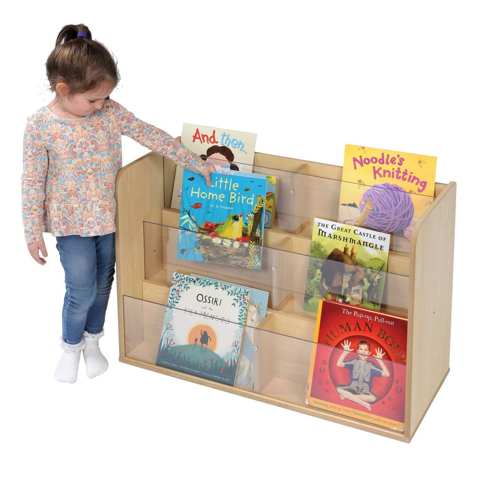 TW Nursery Single Sided Perspex Book Unit | Educational Equipment Supplies