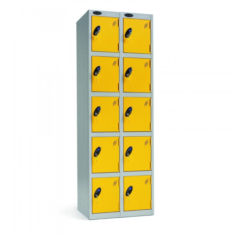 Probe Steel School Locker - Five Door | Educational Equipment Supplies