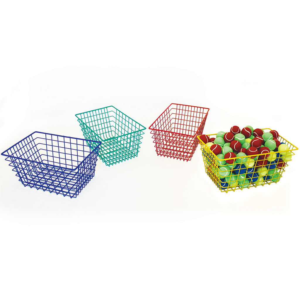 Wire Coloured Storage Baskets | Educational Equipment Supplies