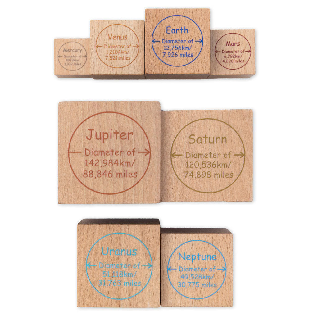 Wooden Planet Building Blocks | Wooden Toys | www.ee-supplies.co.uk ...
