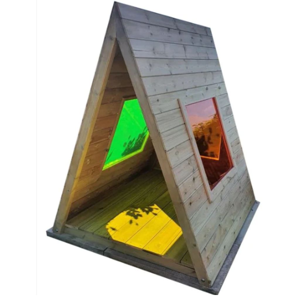 Outdoor Wooden Rainbow Den | Educational Equipment Supplies