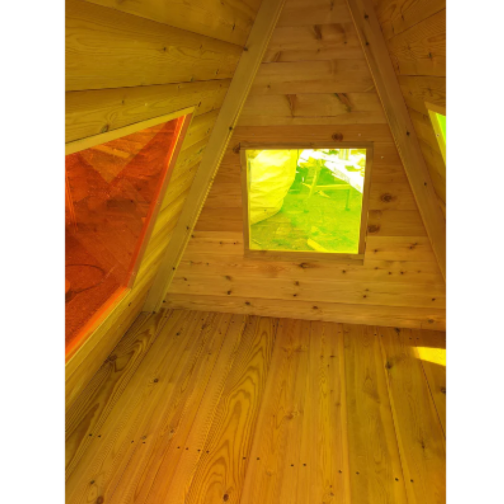 Outdoor Wooden Rainbow Den | Educational Equipment Supplies