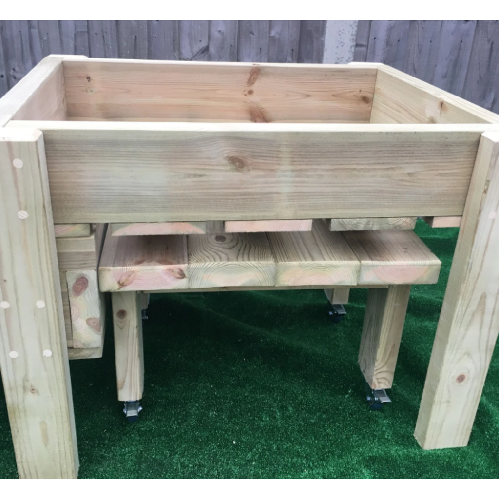 Outdoor Wooden Sand & Water Table Slide Away | Educational Equipment ...